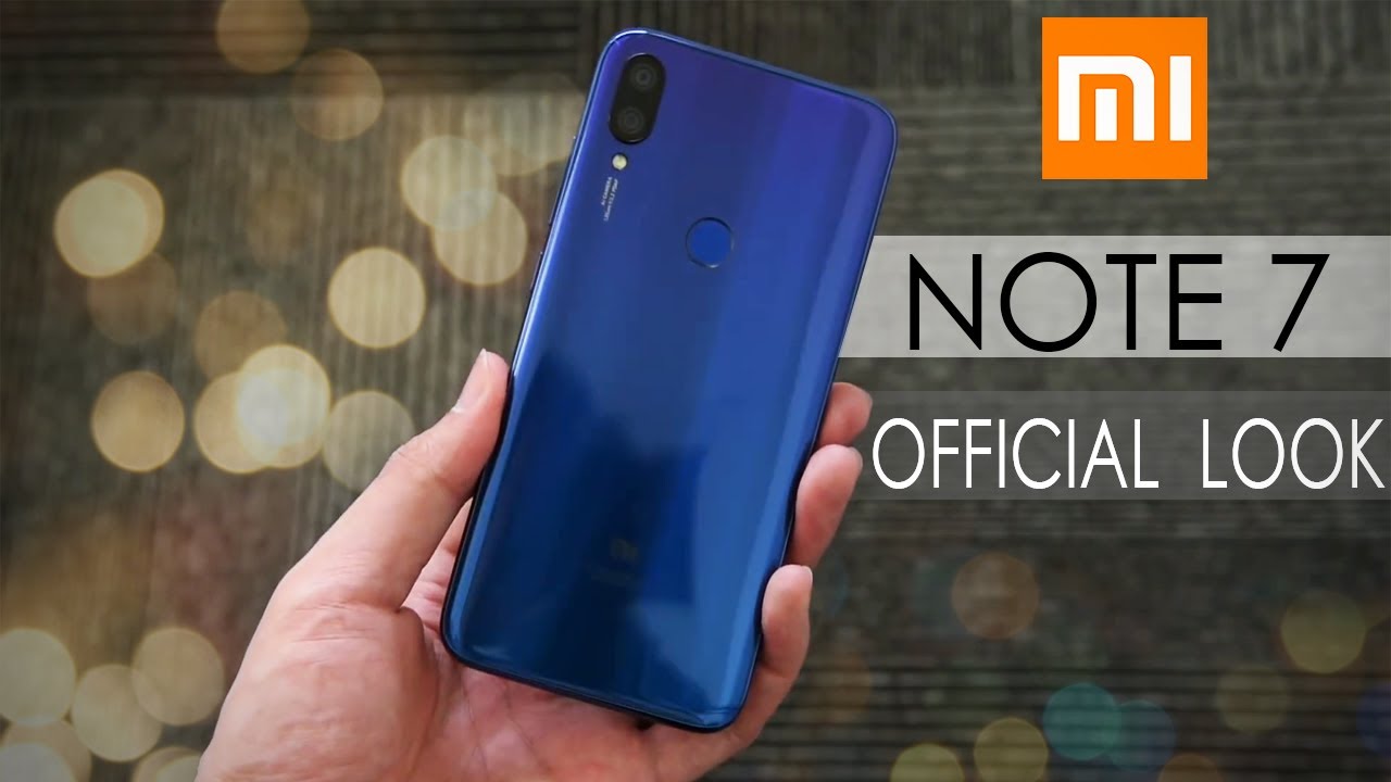Xiaomi Note 7 Official First Look !! - YouTube