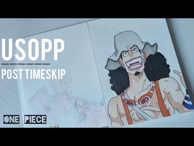 Usopp Time Skip Drawing