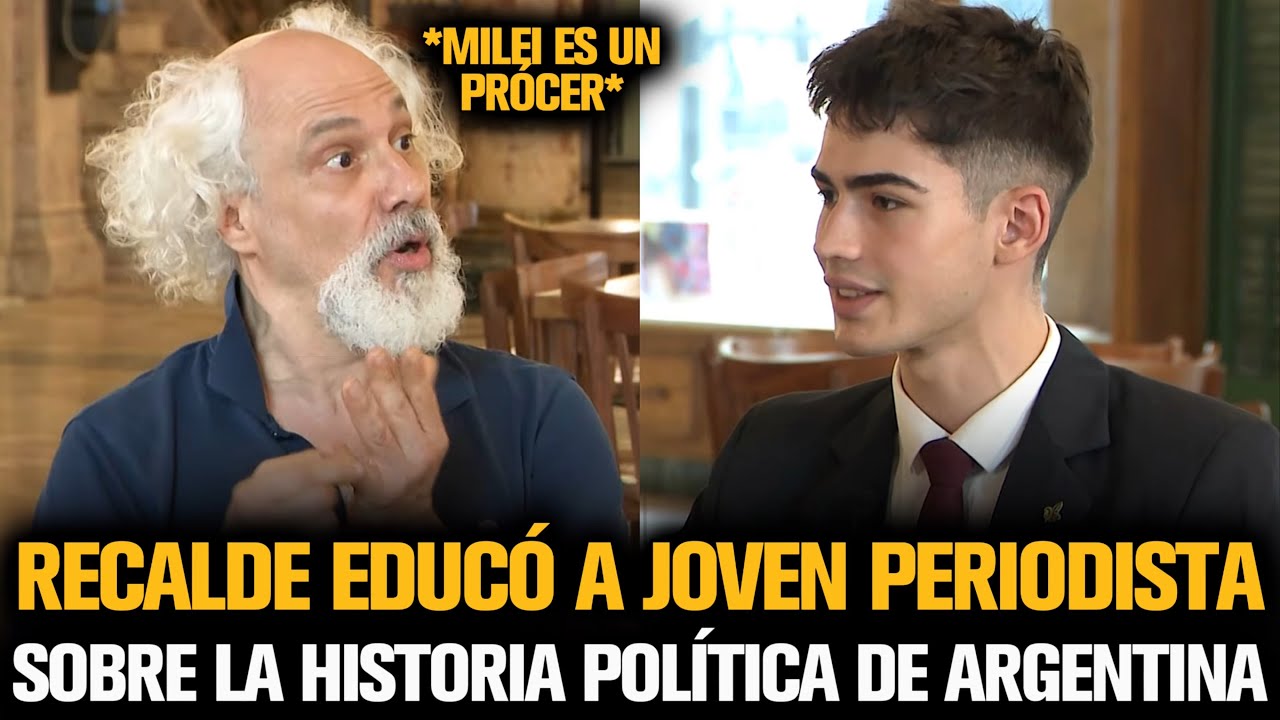 RECALDE EDUCÓ A JOVEN PERIODISTA SOBRE LA HISTORIA POLÍTICA DE ...