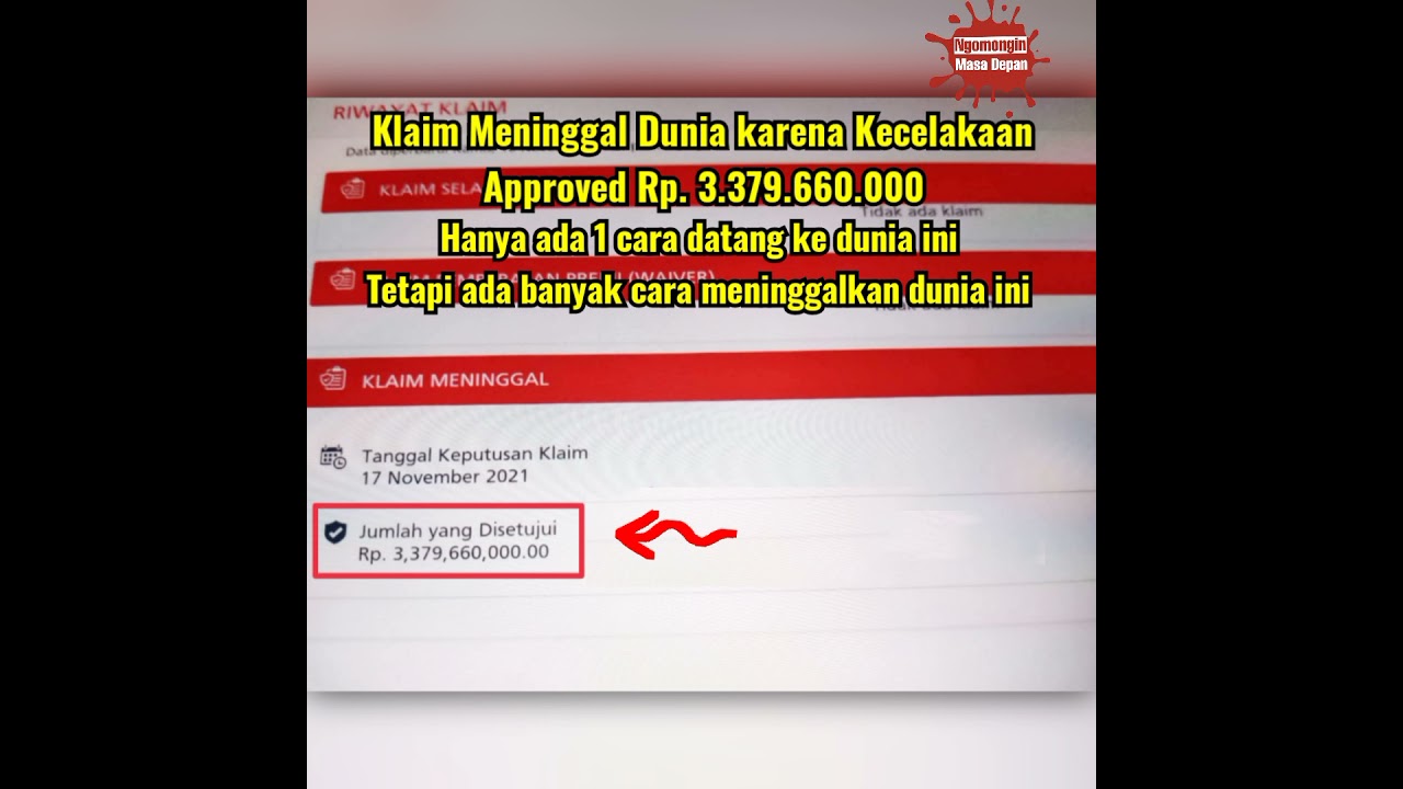 Death Claim Approved Rp. 3.379.660.000 Paid by Prudential Indonesia ...