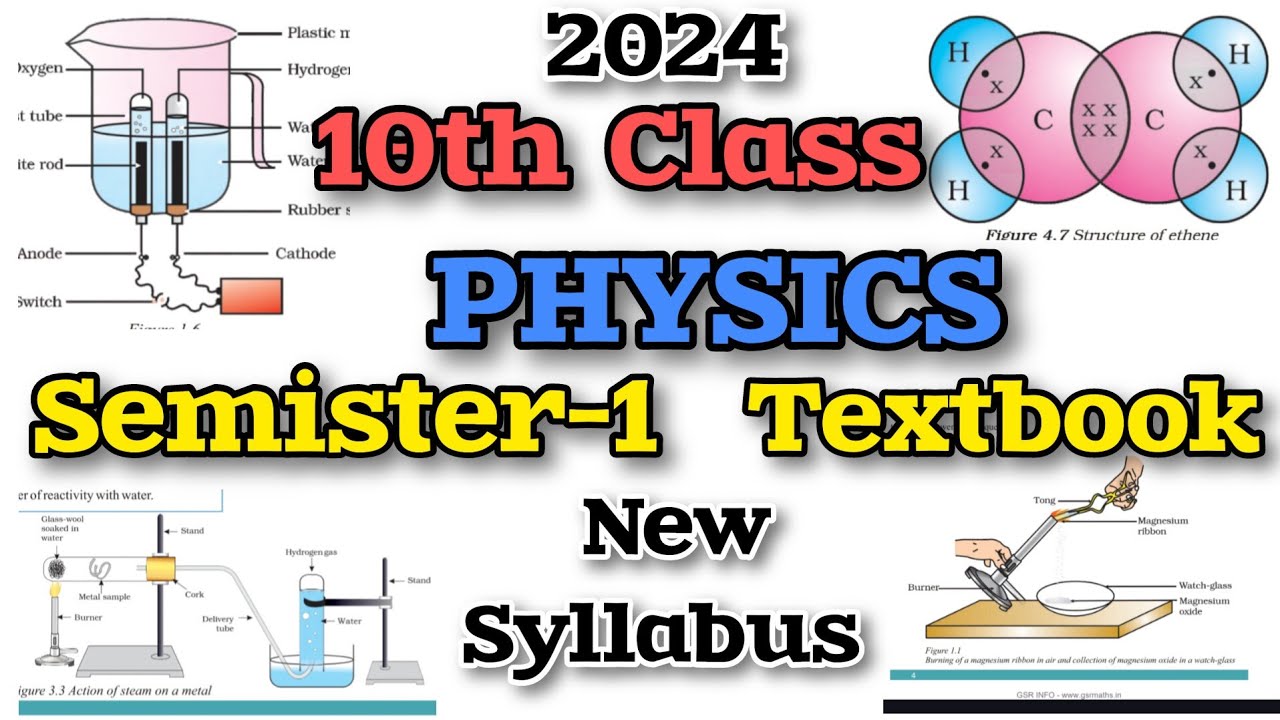 10th Class 💯PHYSICS Semister-1 NEW SYLLABUS Textbook 2024 | AP NCERT ...