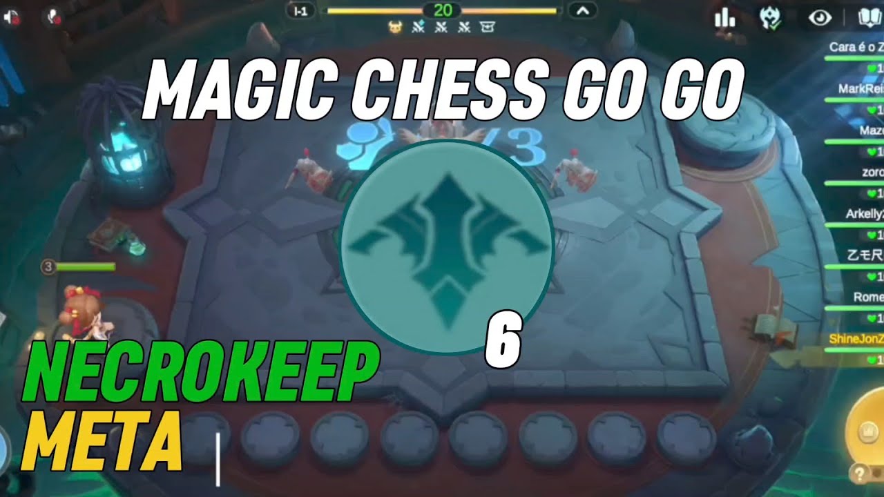 MAGIC CHESS GO GO | NECROKEEP SUPPORT SYNERGY META - YouTube