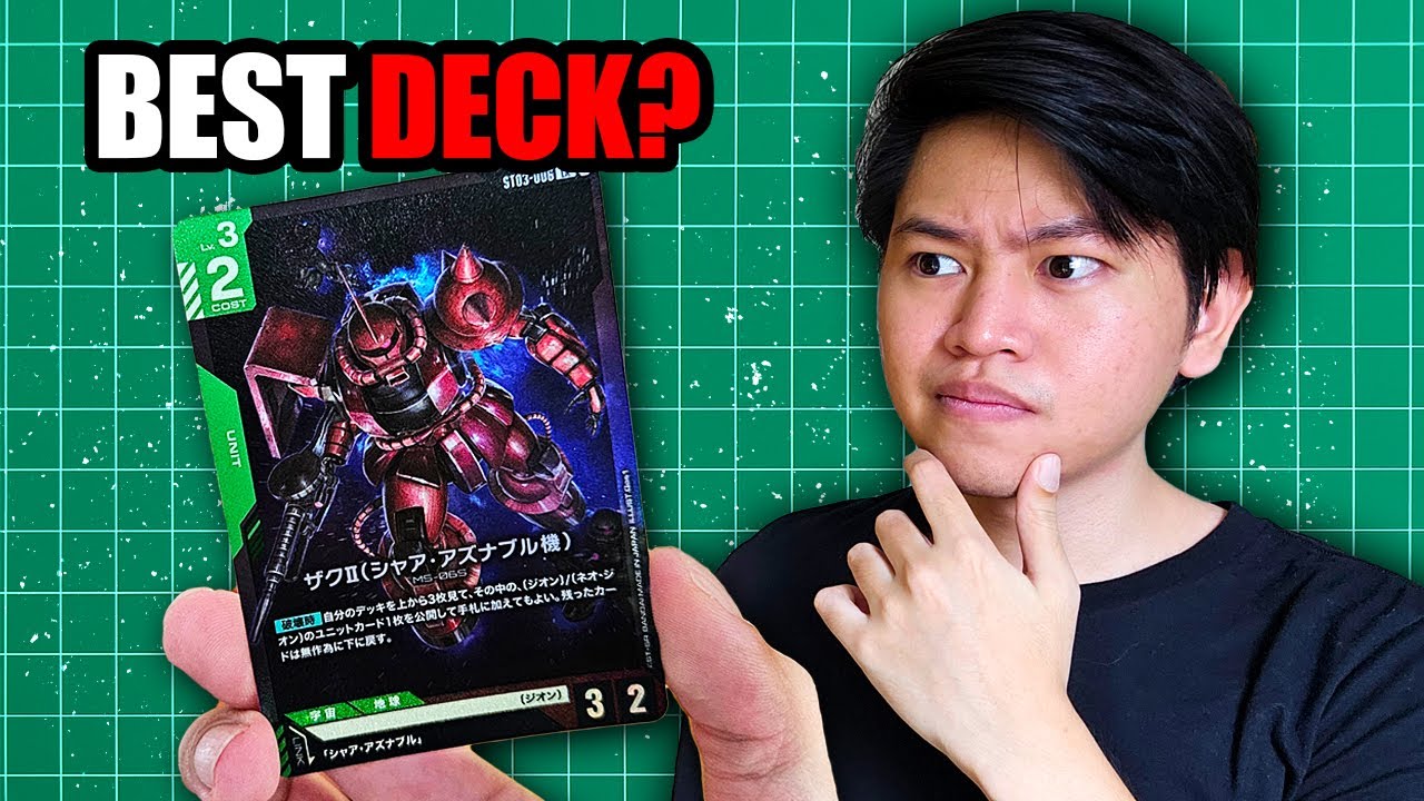 I Tried the BEST Zeon Aggro Deck | Zeon VS PING | Gundam Card Game ...