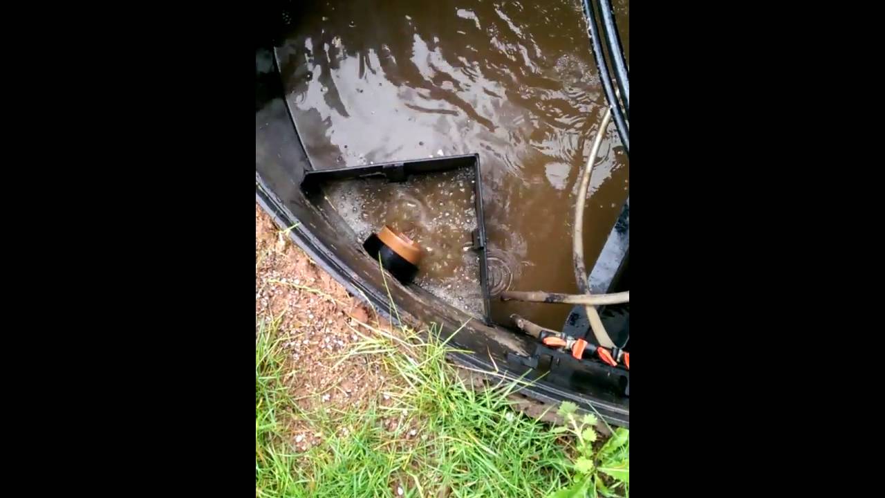 Underloaded Vortex 8 Person Sewage Treatment Plant - YouTube