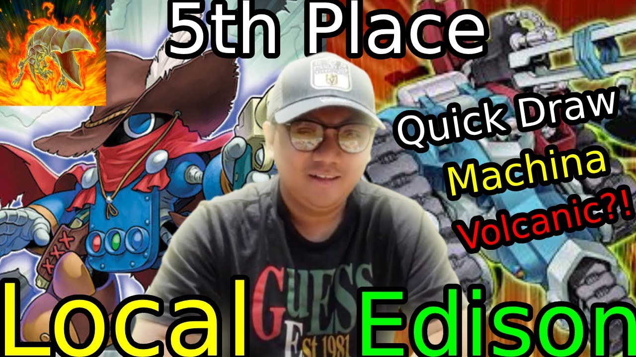 Yu-Gi-Oh! 5th Place Edison Locals! Volcanic Machina Quickdraw Deck ...