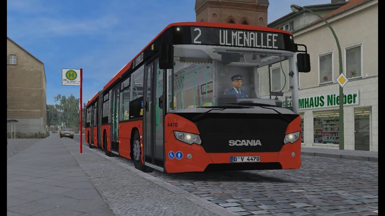 OMSI 2. Map Rhodenau, Line 2, Scania CityWide GN 14. Part 1 - YouTube