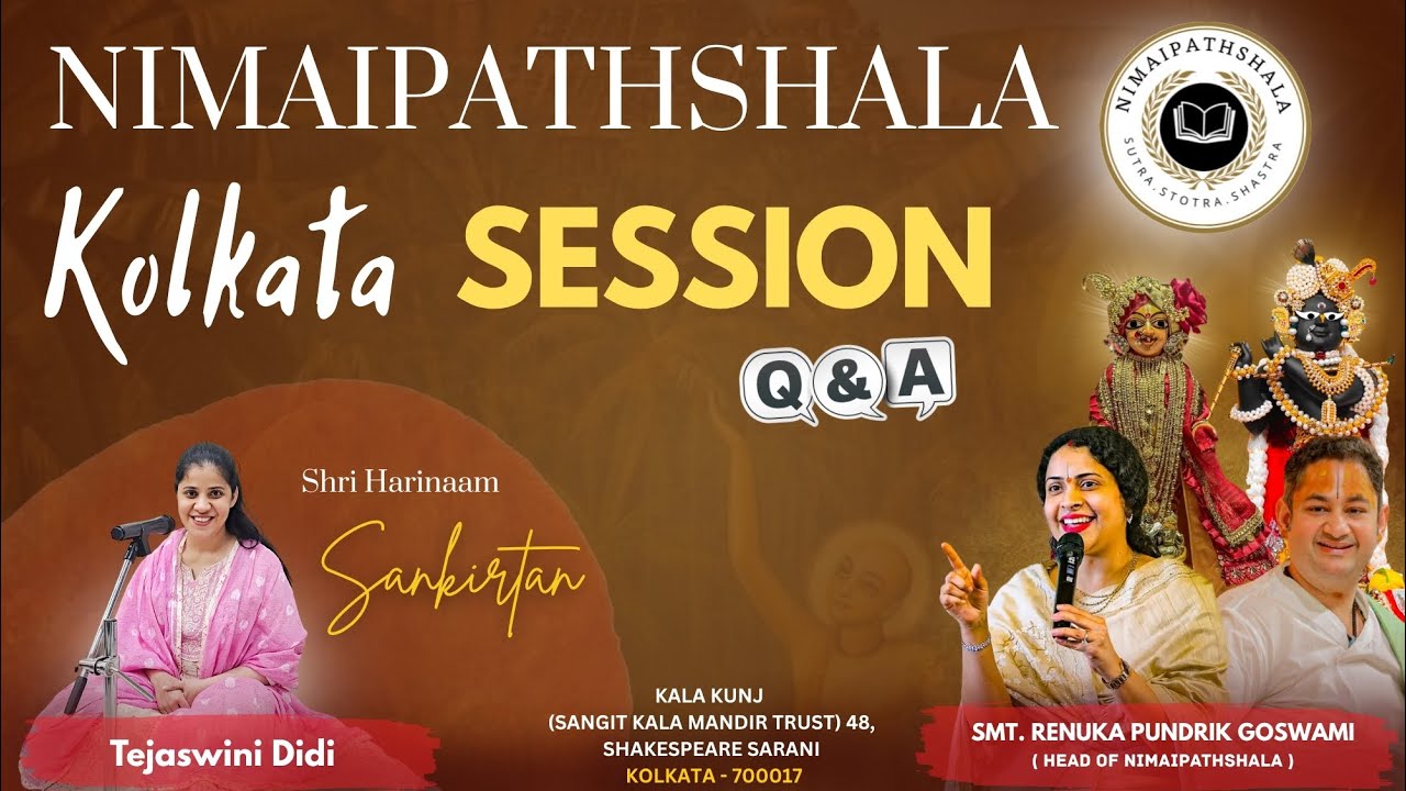 Nimai Pathshala Kolkata session #kolkata #vrindavan #radharaman # ...