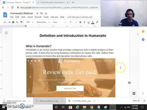 Humanatic| Review calls and get paid - YouTube