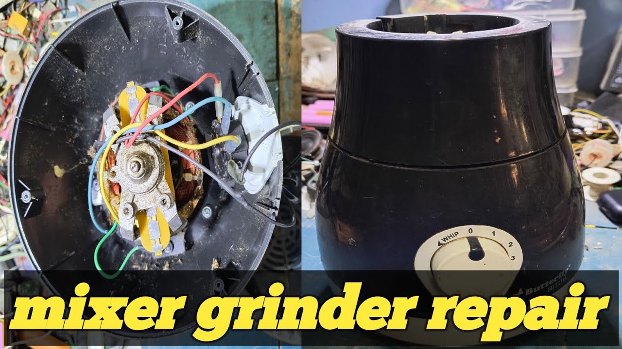 How to repair mixer grinder||mixer grinder repair - YouTube