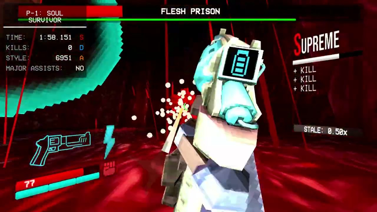 ultrakill beating flesh prison(prime sanctums - YouTube