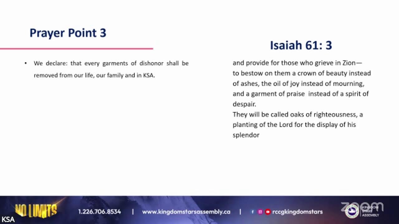 Honoring Spiritual & Secular Leaders || RCCG KSA Prayer Meeting || 05 ...