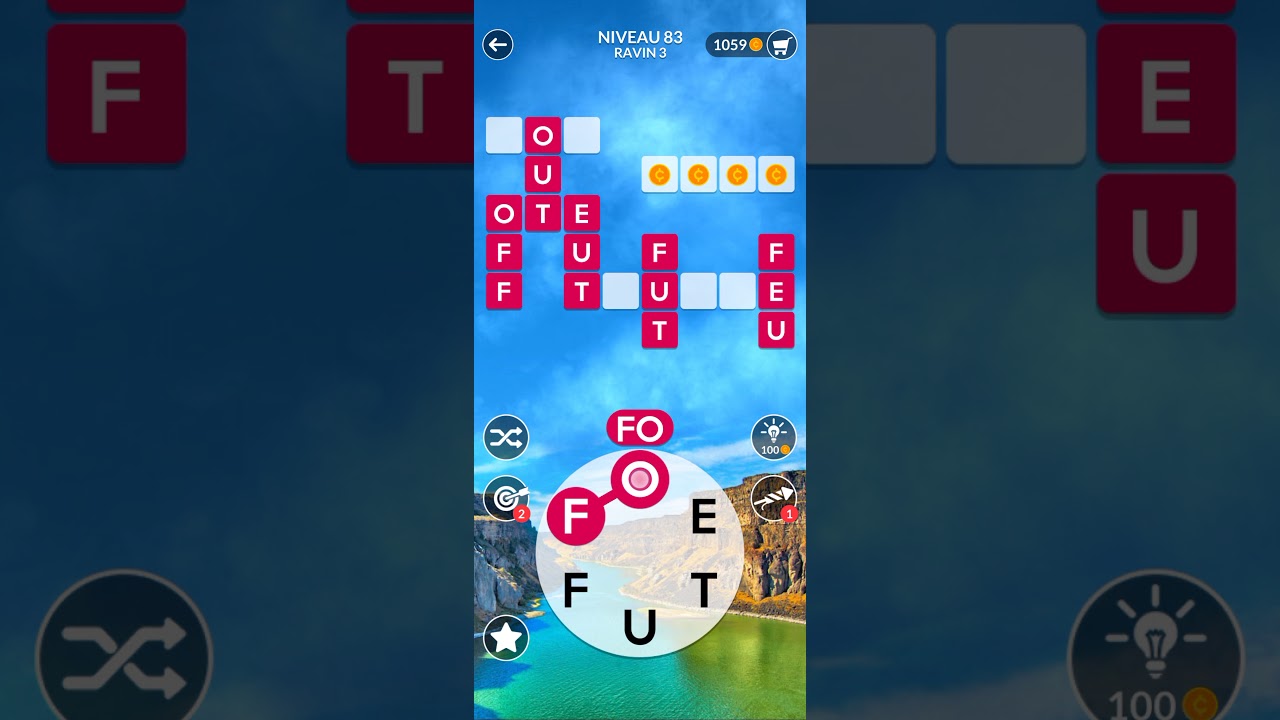 Wordscapes RAVIN 3 | Wordscapes Niveau 83 Solution - YouTube