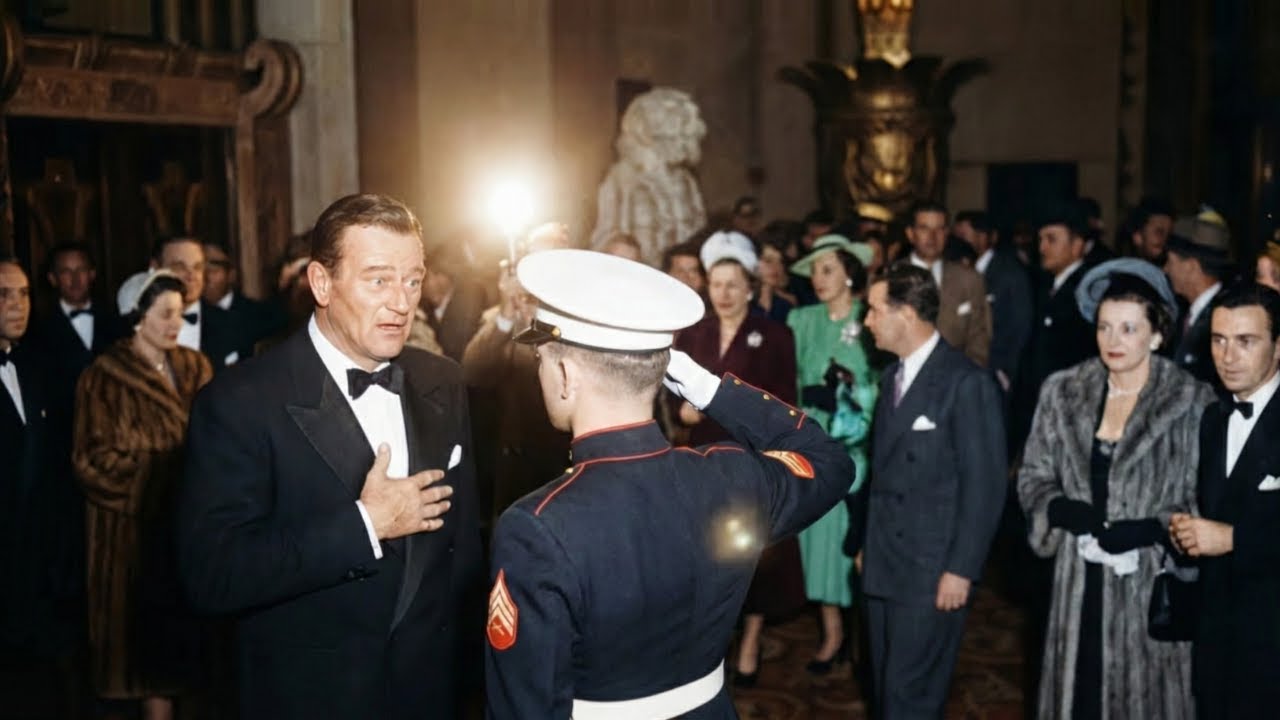 John Wayne Met a Real Iwo Jima Marine at His Film Premiere — The Salute ...