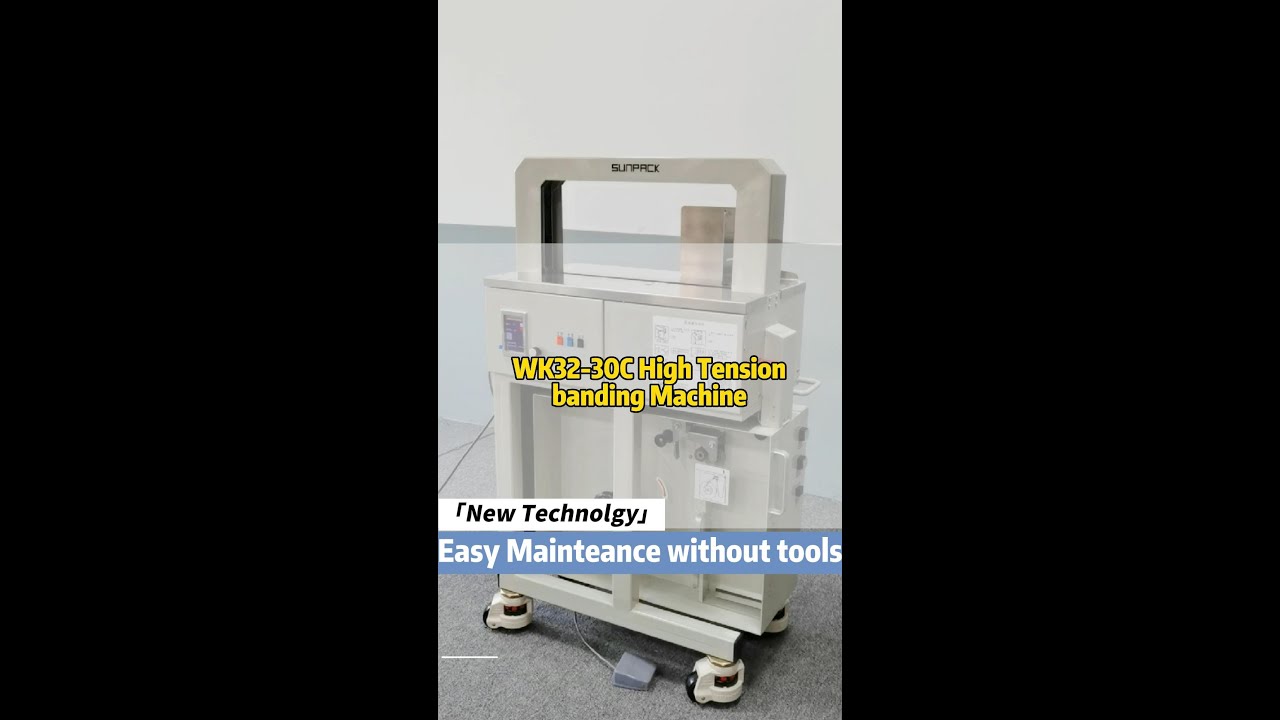 SUNPACK WK32-30C EXTRA TENSION BANDING MACHINE, HIGH TENSION BANDIGN ...