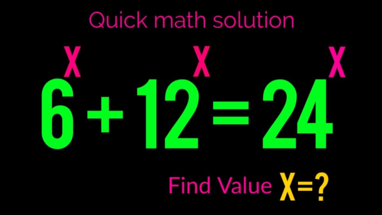 A Nice Exponential Equations ️ Math Problems Solving ️ - YouTube