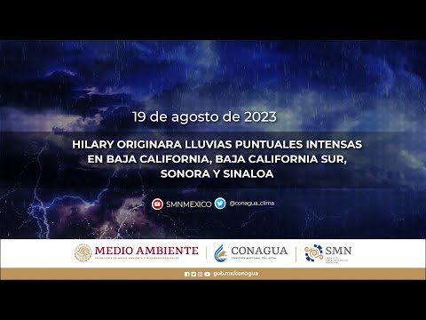 19 de agosto de 2023 8:00 h #pronósticodeltiempo