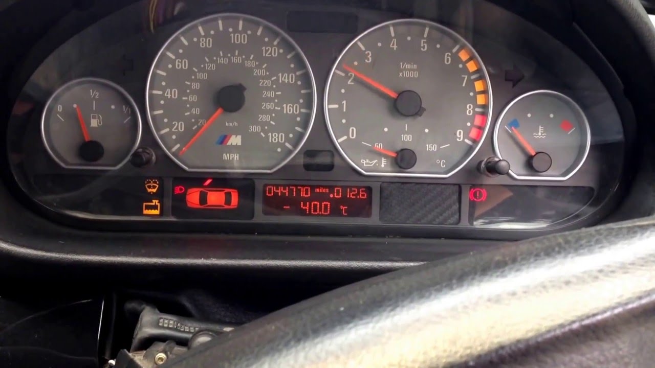 E46 sedan swap M5 S62 5000cc first start - YouTube