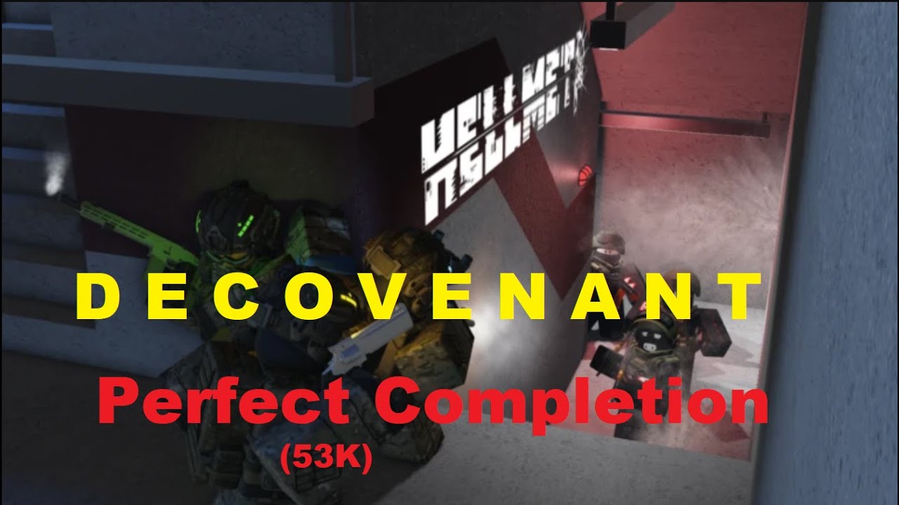 Roblox HELLMET Decovenant Perfect Completion 53K exprience (Gameplay no ...