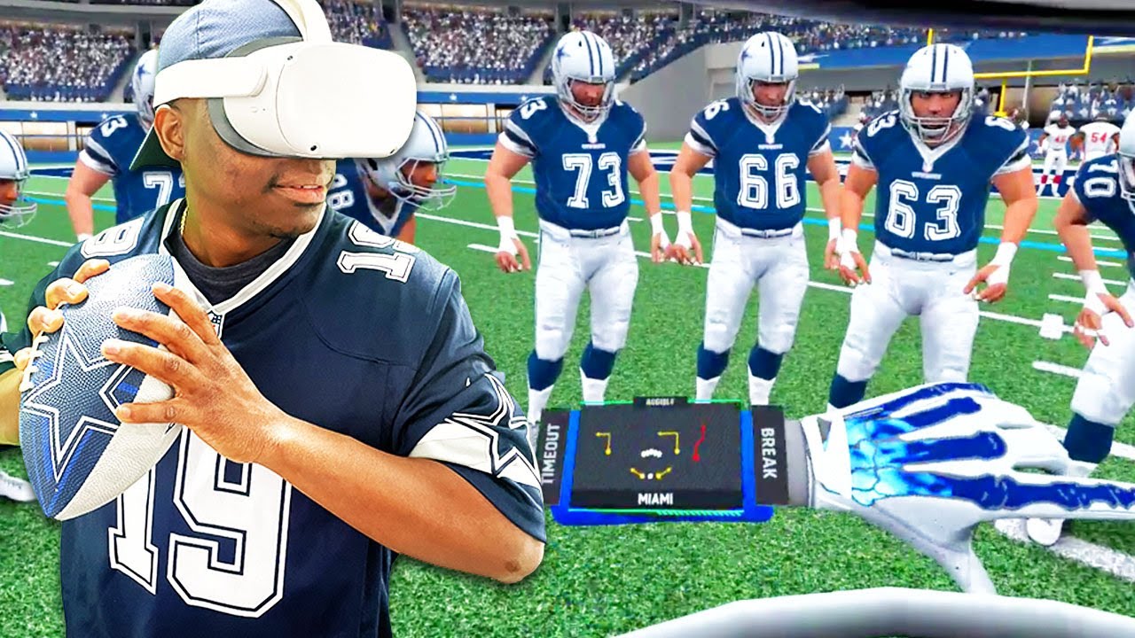 PLAYING QB FOR THE DALLAS COWBOYS! NFL Pro Era VR Gameplay - YouTube
