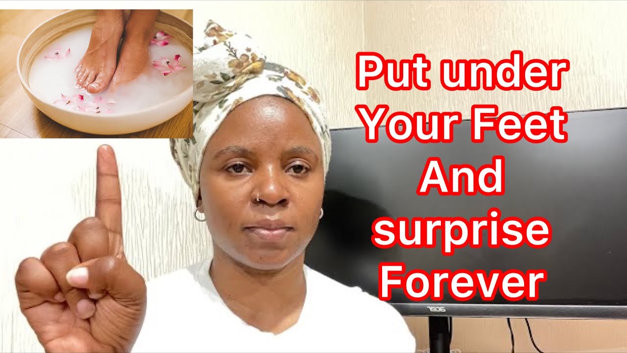 Soak your feet on before stepping out and surprised forever… - YouTube