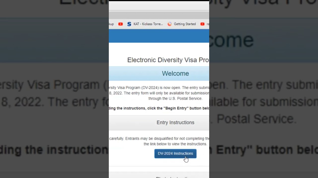 How to apply for American lottery - YouTube