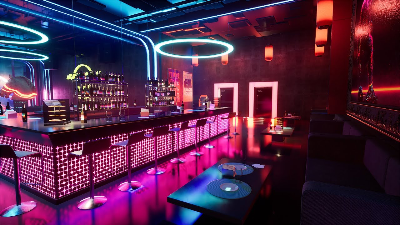 Tokyo's Most Luxurious Nightclub in Unreal Engine 5 - YouTube
