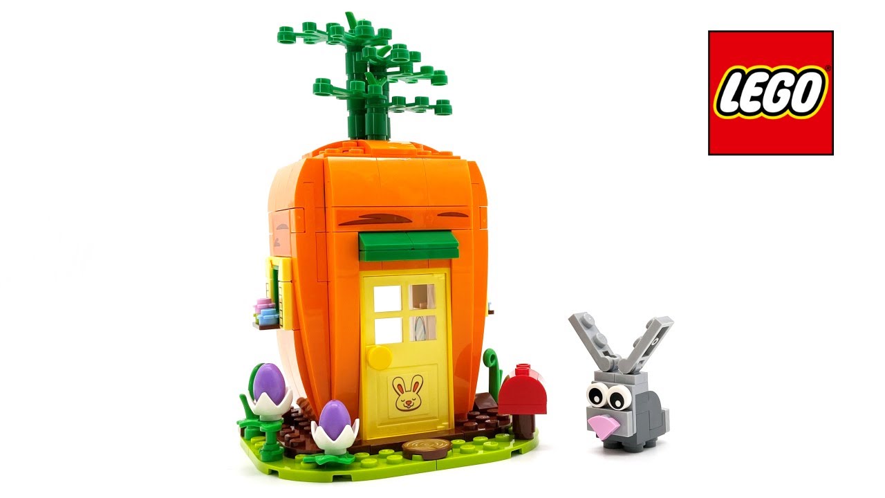 LEGO Karottenhaus des Osterhasen (40449) - Speed build - YouTube