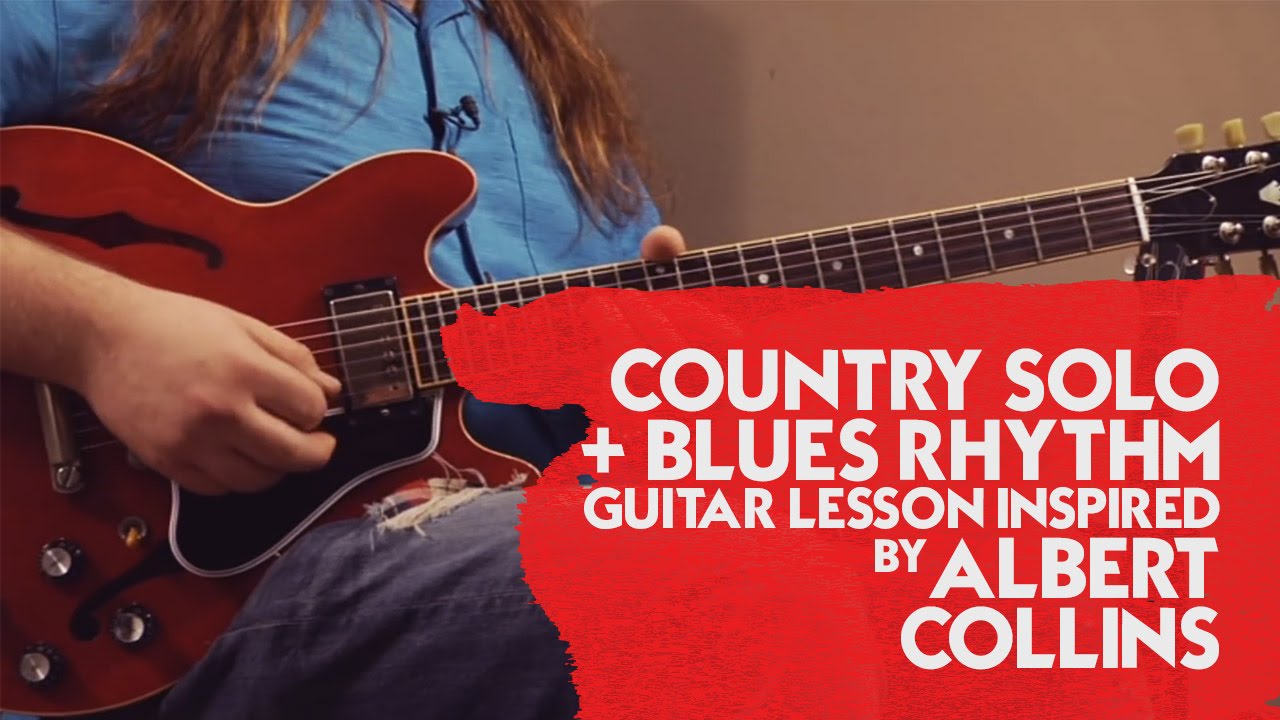 Country Solo + Blues Rhythm Guitar Lesson inspired by Albert Collins ...