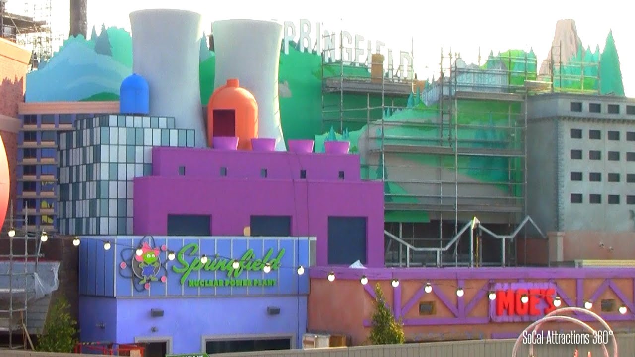 The Simpsons Springfield Land - 2.21.2015 Construction Update ...