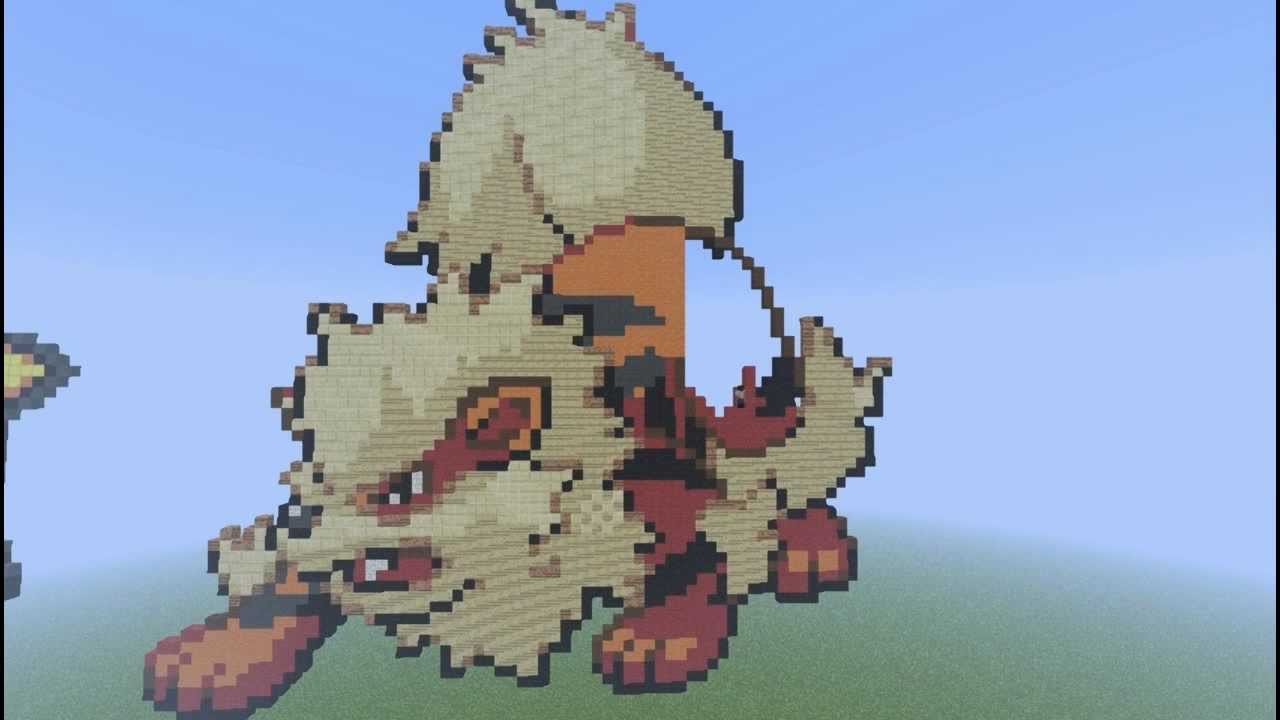 Arcanine Pixel Art