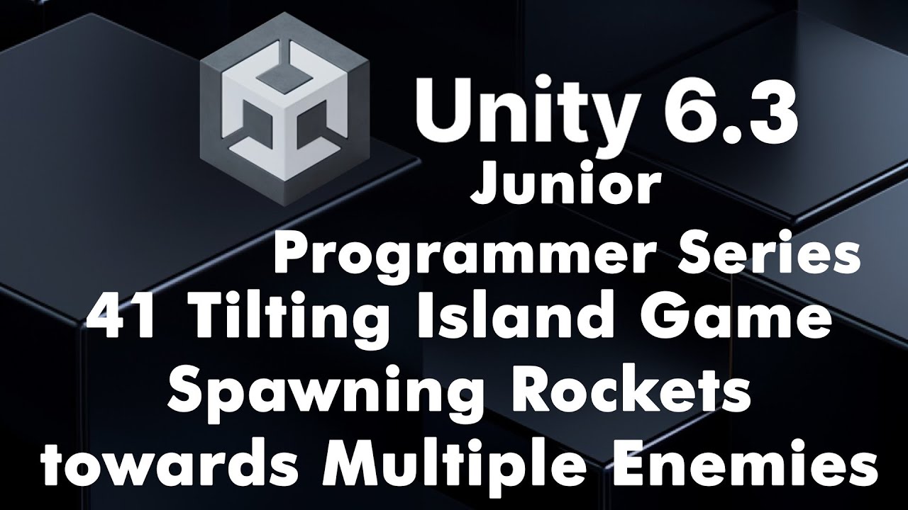 41 Unity New Input System + Homing Rockets Power-Up | Tilting Island Game - YouTube
