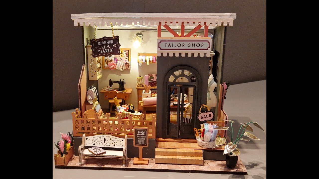 Diy miniature couture 2 Taylor shop action #miniature #miniatureaction ...