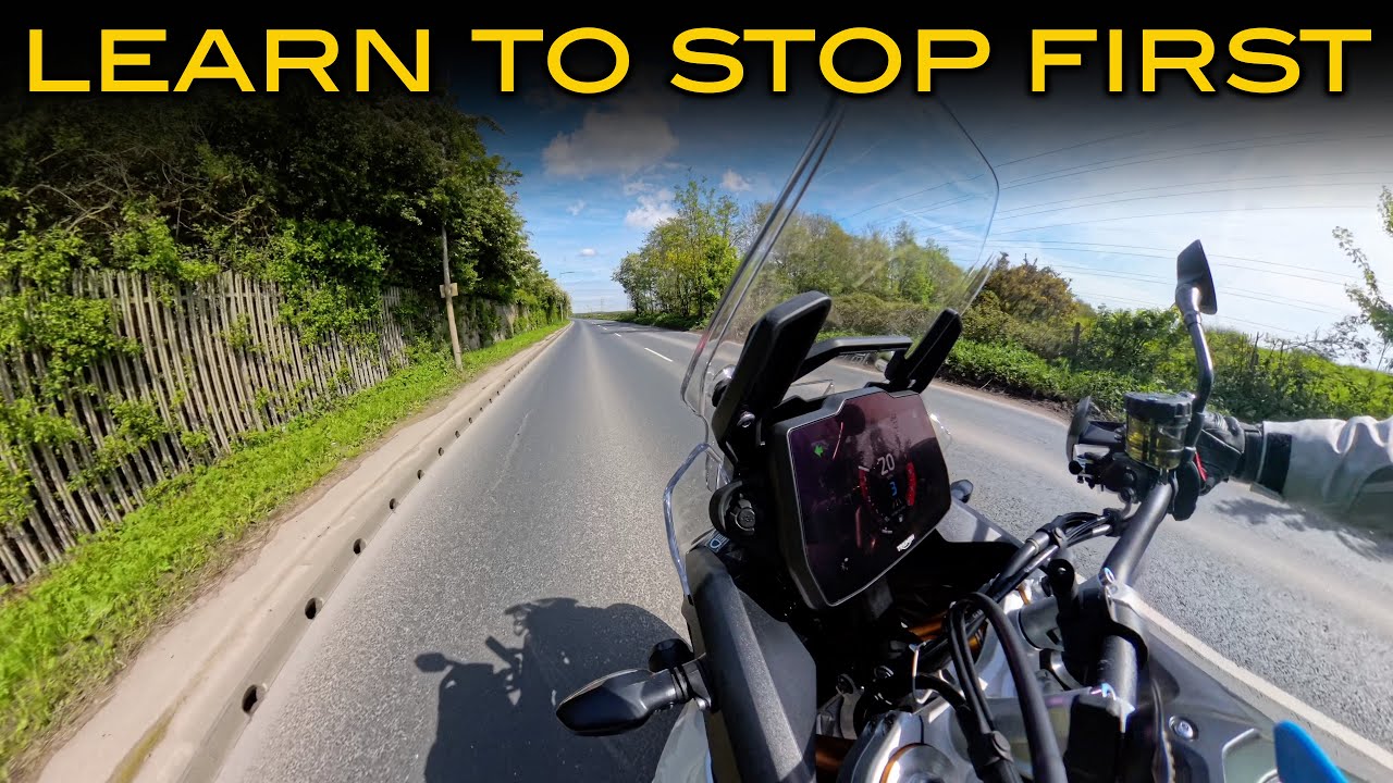 Motorbike - Practice Stopping Quickly - YouTube