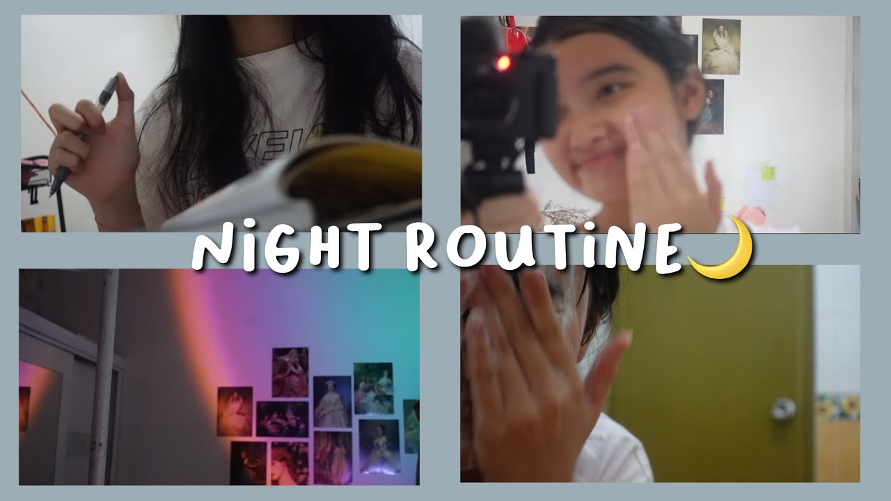 night routine💘 - YouTube