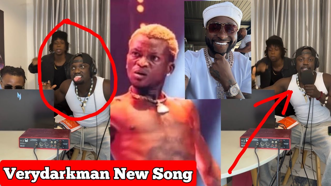 Davido hails Verydarkman New Song 'Ole' against Portable - YouTube