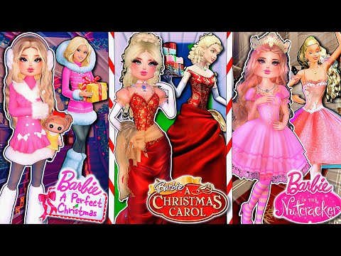 ONLY Dressing As BARBIE CHRISTMAS MOVIE Characters In DRESS TO IMPRESS! | ROBLOX