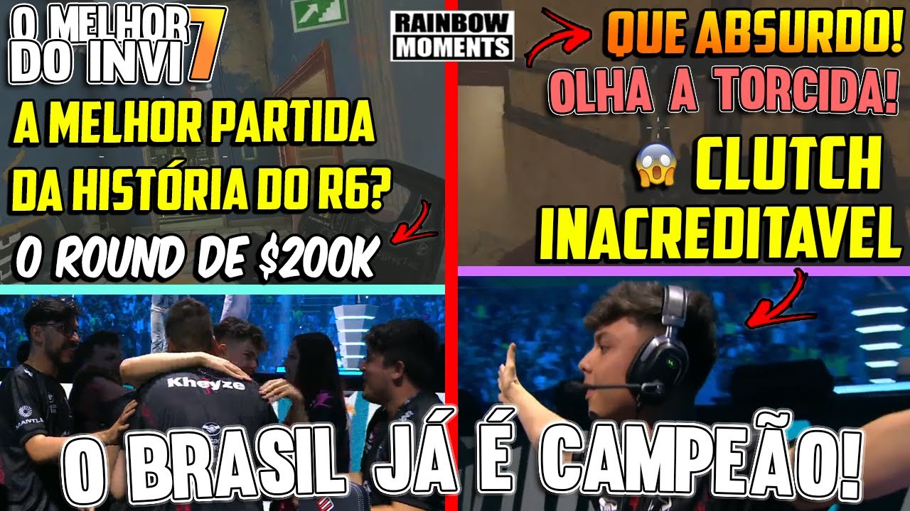 SIMPLESMENTE INACREDITÁVEL! A MELHOR PARTIDA DA HISTÓRIA DO R6! - OS ...