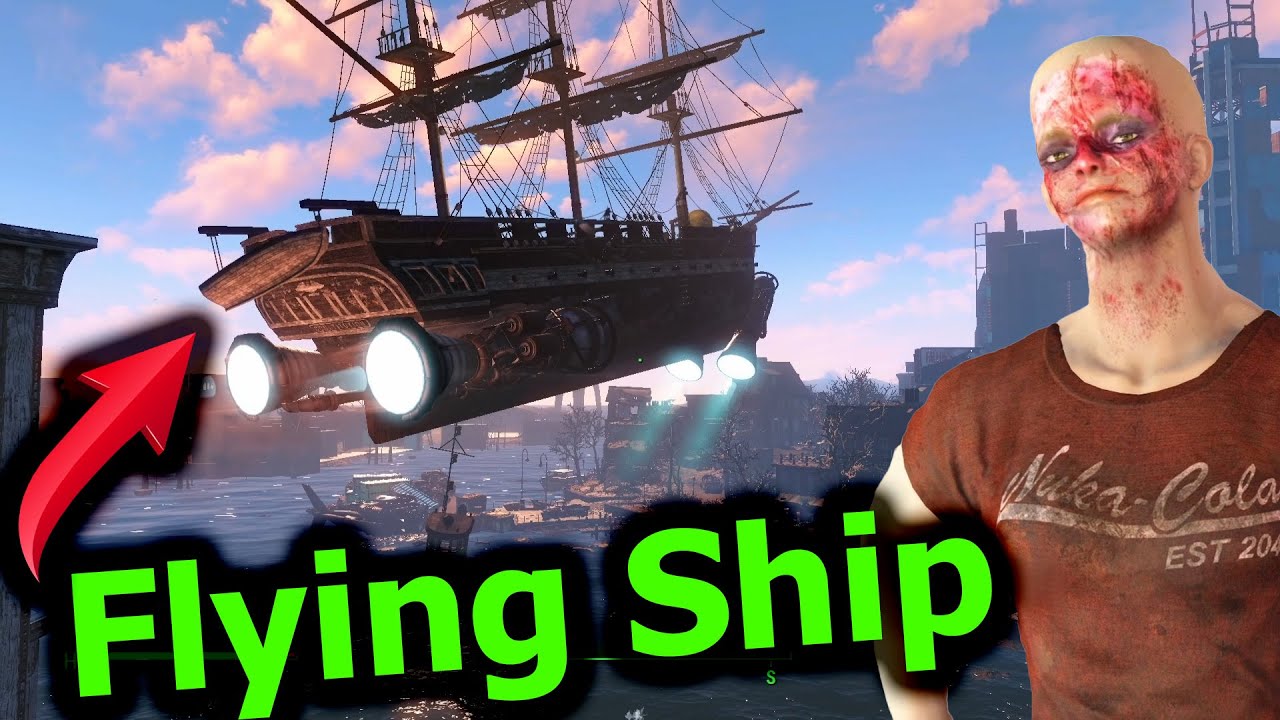 The Flying Ship Of Fallout 4 - YouTube