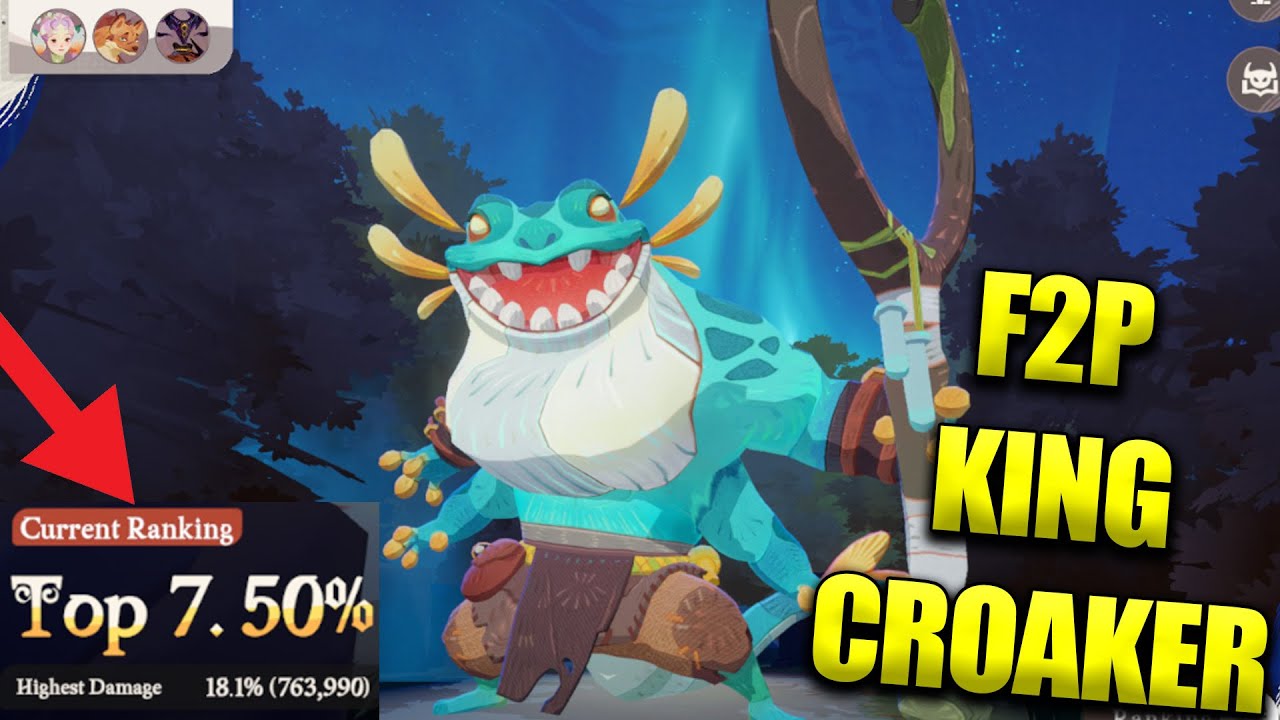 AFK Journey King Croaker Top 7.5 % F2P | Dream Realm Guide - YouTube
