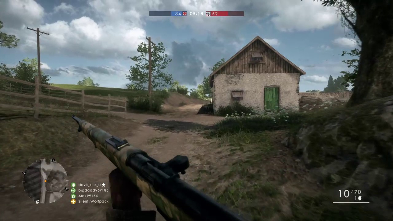 First game back to Battlefield 1 - YouTube