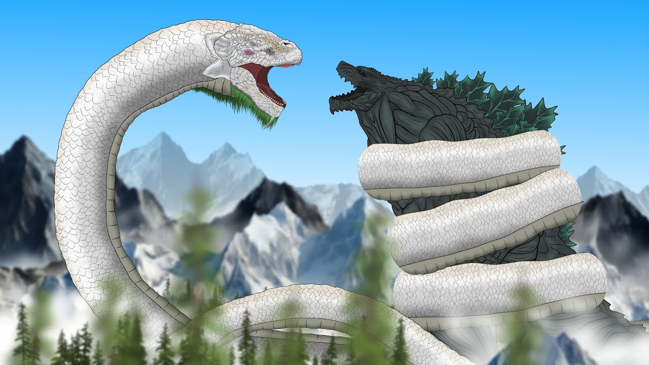 Godzilla Earth vs. The World Serpent (God of War) | EPIC BATTLE! - YouTube