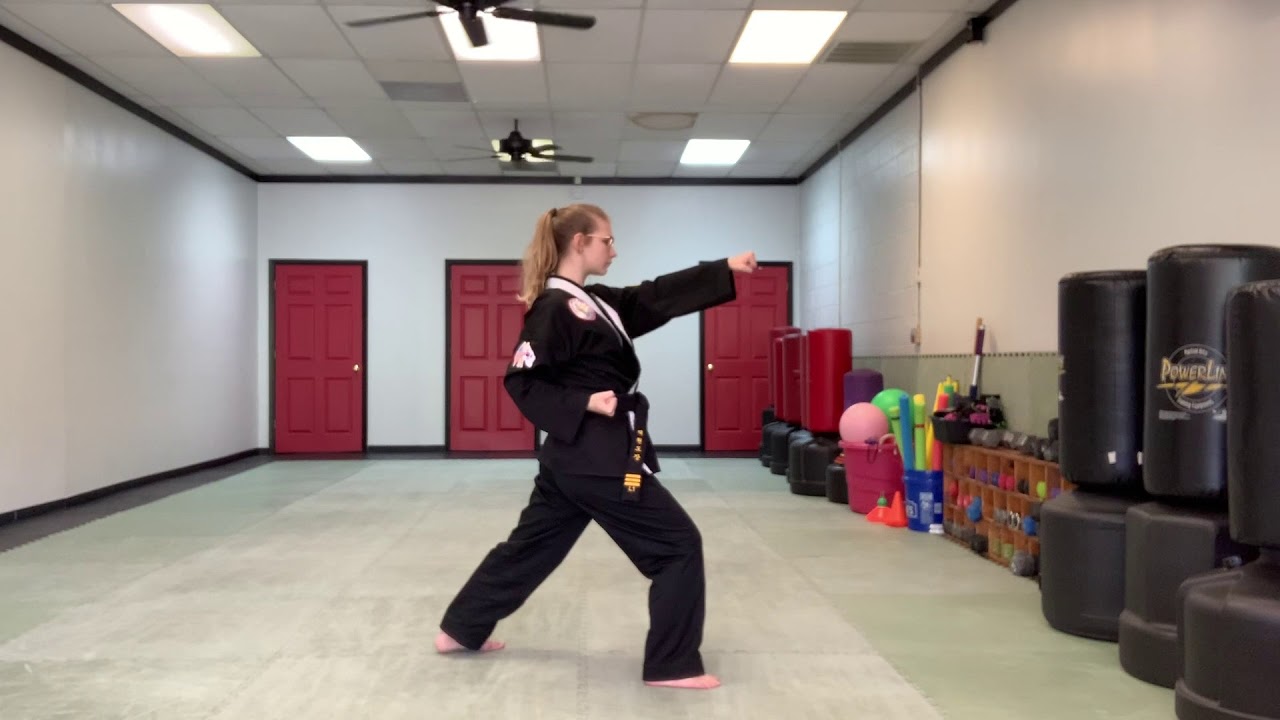 Purple Belt Form and Contact Skills - YouTube
