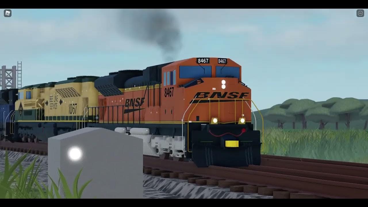 BNSF Coal Train with NS 1067 Trailing - YouTube