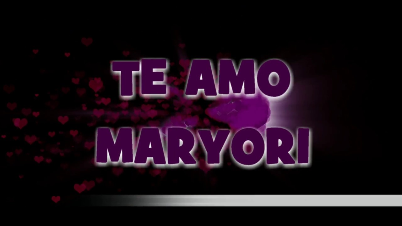POR ESO TE AMO MARYORI - YouTube