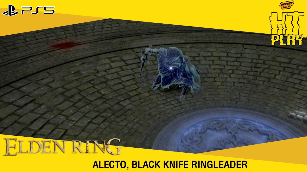 ELDEN RING - ALECTO, BLACK KNIFE RINGLEADER BOSS FIGHT! - YouTube