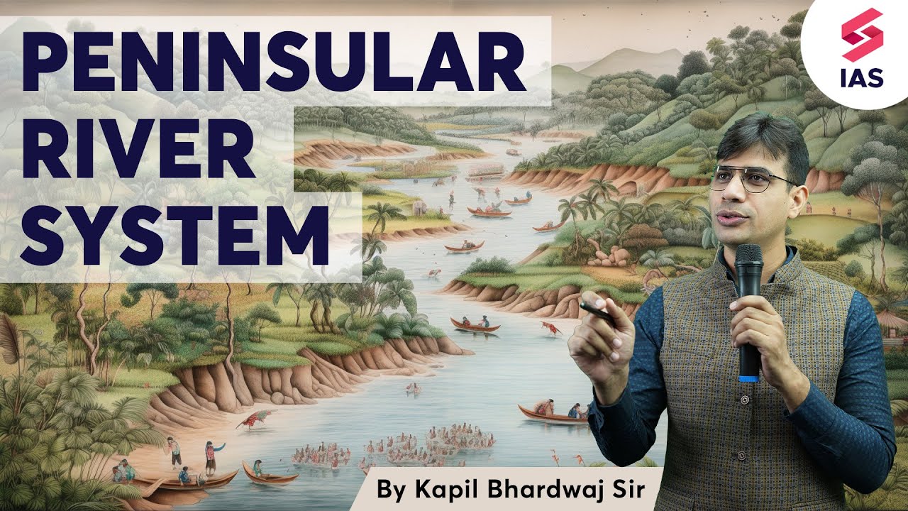 Peninsular River System - UPSC Geography in 10 Minutes | Kapil Bhardwaj ...