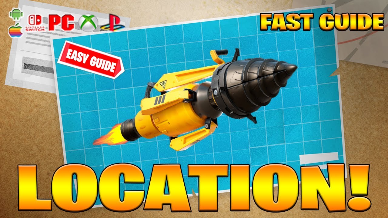 Where to find Rocket Drill Location in Fortnite! (How to Get Rocket ...