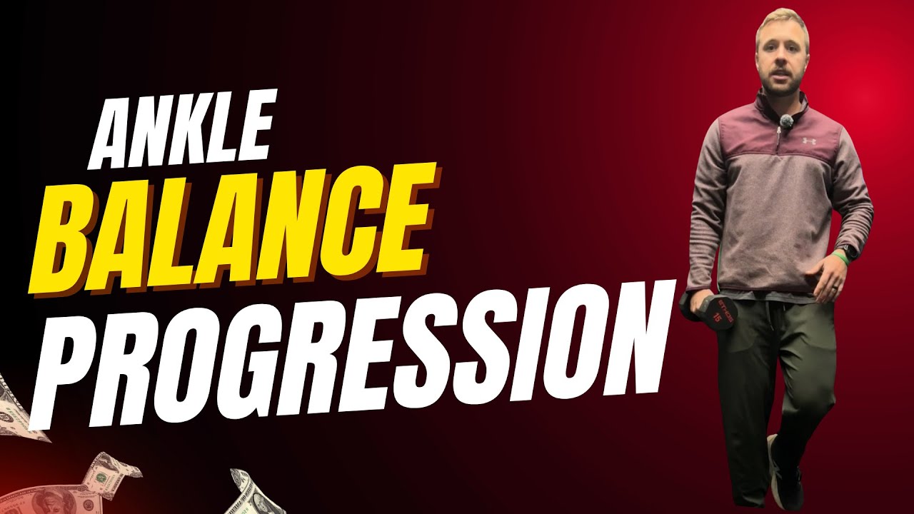 Easiest ankle balance progression for any injury - YouTube
