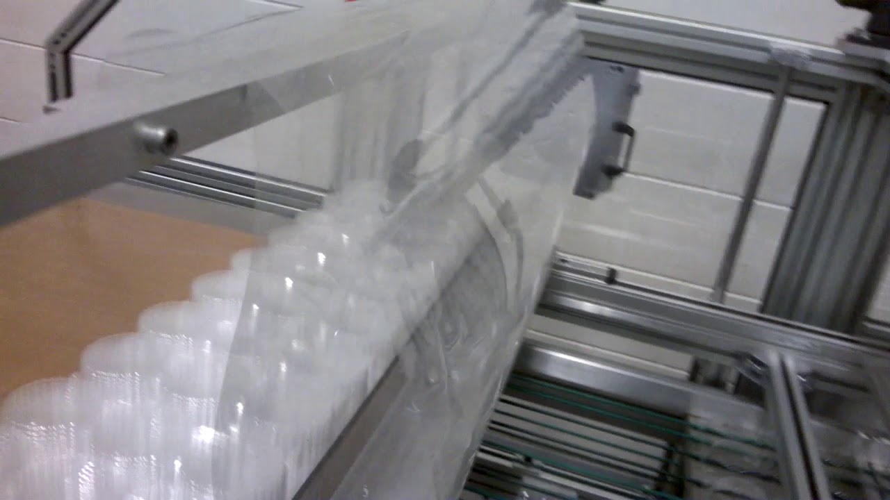 Servo UP-Stacker for GN 3625 machine - YouTube