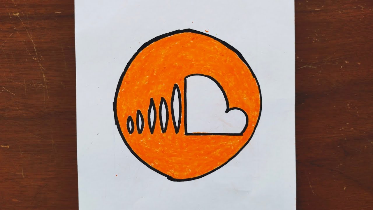 How to draw SoundCloud Logo || Easy || Step by step || Baraf Arts ...